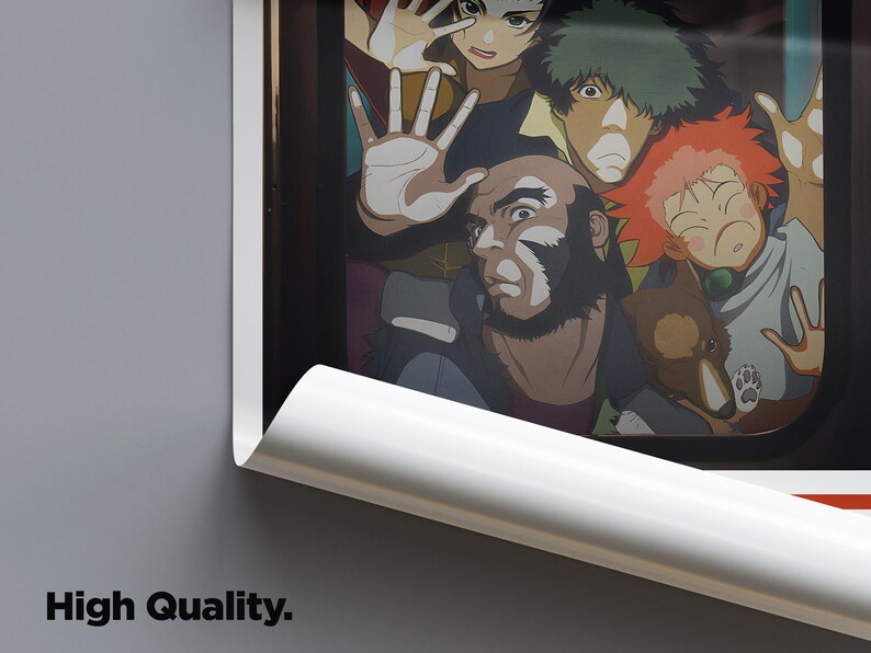 Cowboy Bebop Poster, Minimalist Poster, Anime Poster, Wall Art, Wall ...