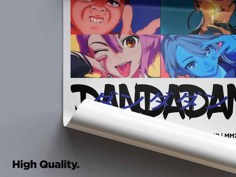 Dandadan Poster, Minimalist Poster, Anime Poster, Wall Art, Wall Decor ...