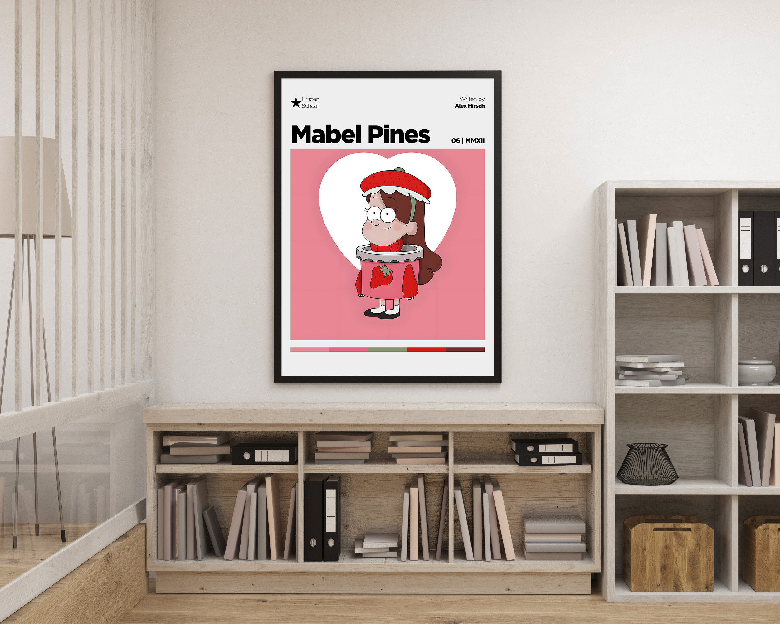 Mabel Pines Poster, Minimalist Poster, Anime Poster, Wall Art, Wall ...