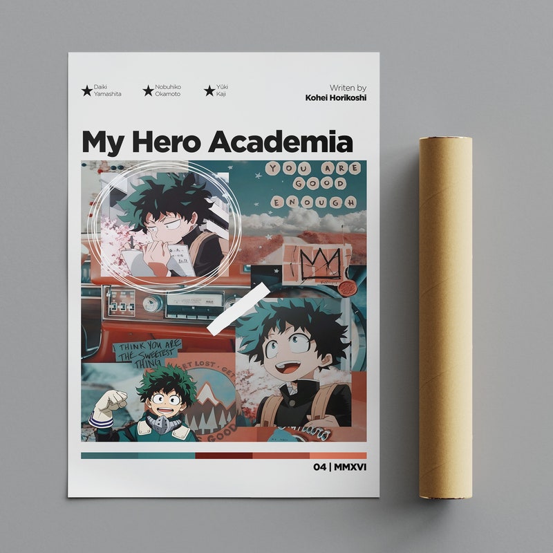 My Hero Academia Poster - Etsy