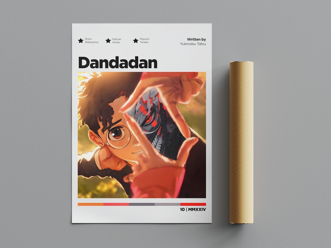 Dandadan Poster, Minimalist Poster, Anime Poster, Wall Art, Wall Decor ...