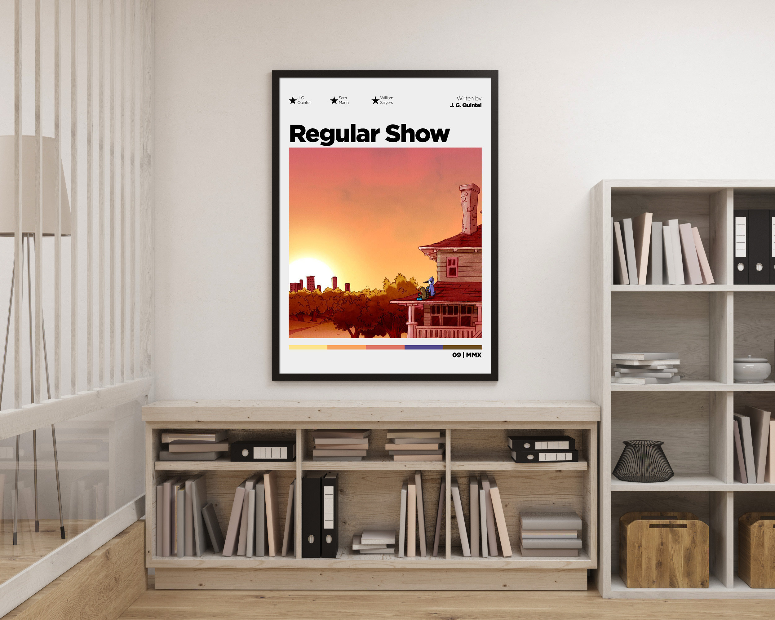 Regular Show Poster, Minimalist Poster, Anime Poster, Wall Art, Wall ...