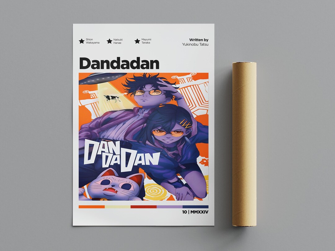 Dandadan Poster, Minimalist Poster, Anime Poster, Wall Art, Wall Decor ...