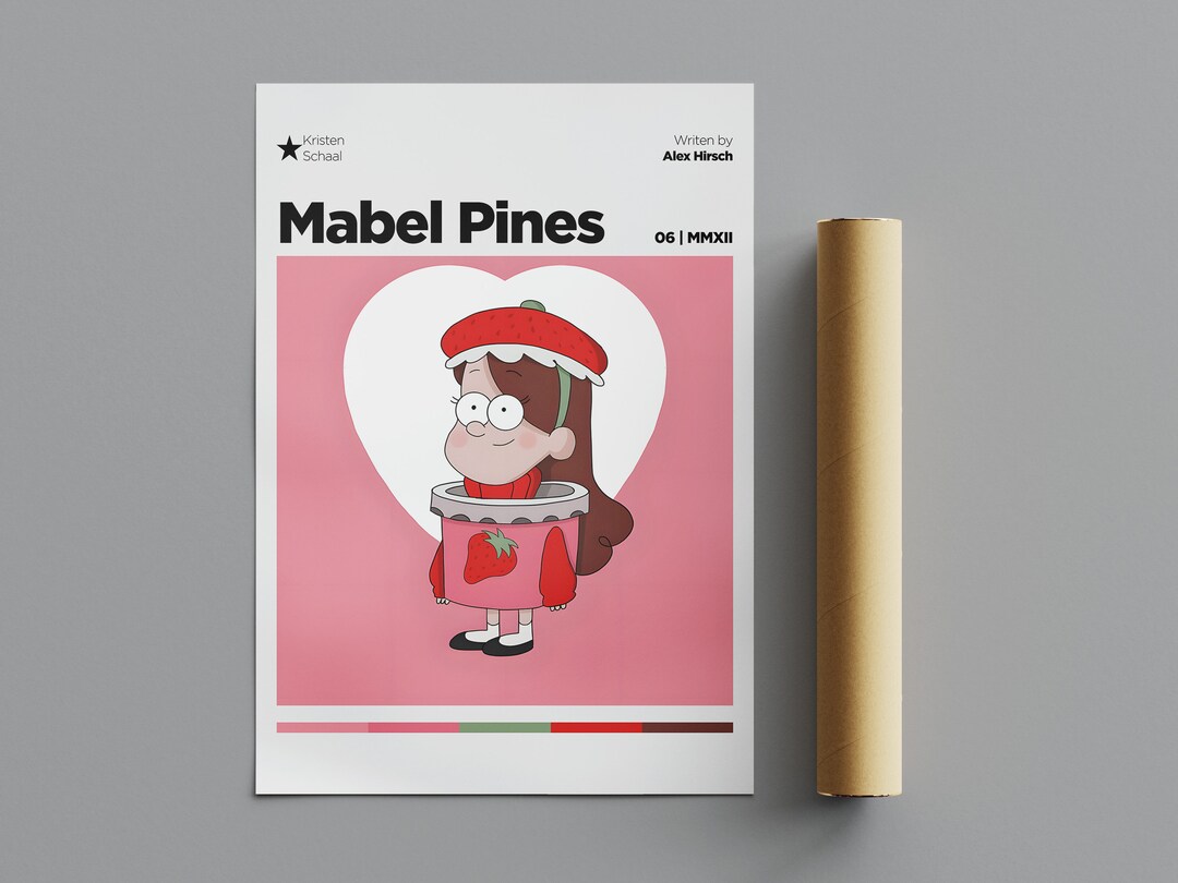 Mabel Pines Poster, Minimalist Poster, Anime Poster, Wall Art, Wall ...