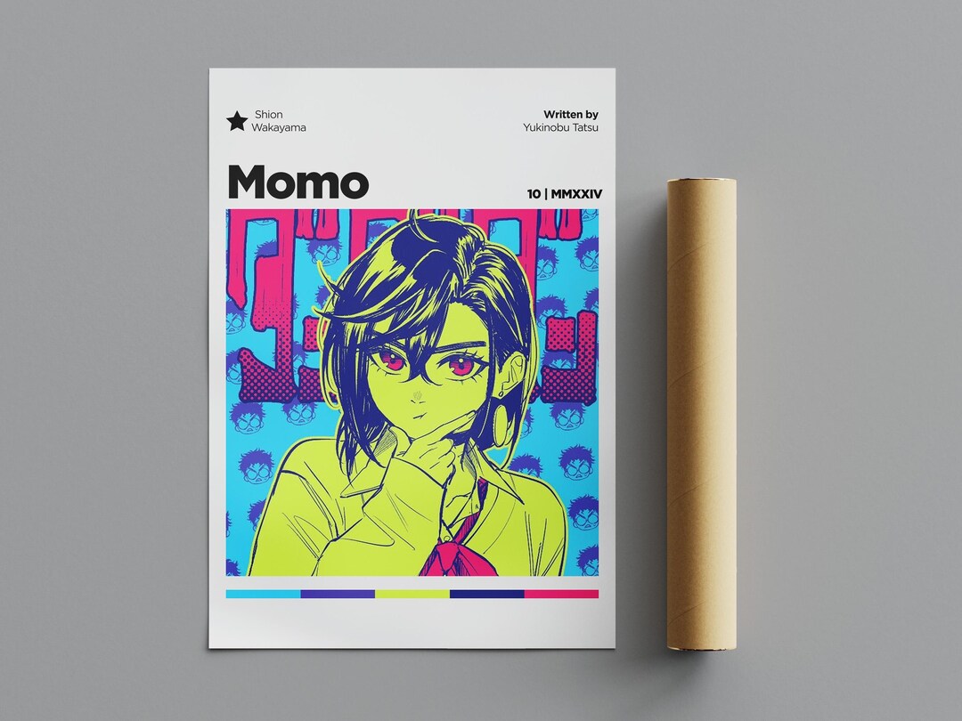 Momo Ayase Poster, Minimalist Poster, Anime Poster, Wall Art, Wall ...