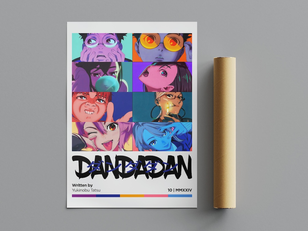 Dandadan Poster, Minimalist Poster, Anime Poster, Wall Art, Wall Decor ...