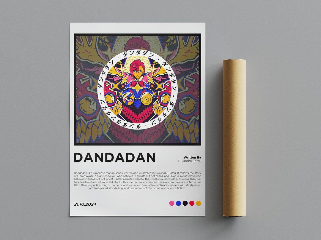 Dandadan Poster, Minimalist Poster, Anime Poster, Wall Art, Wall Decor ...