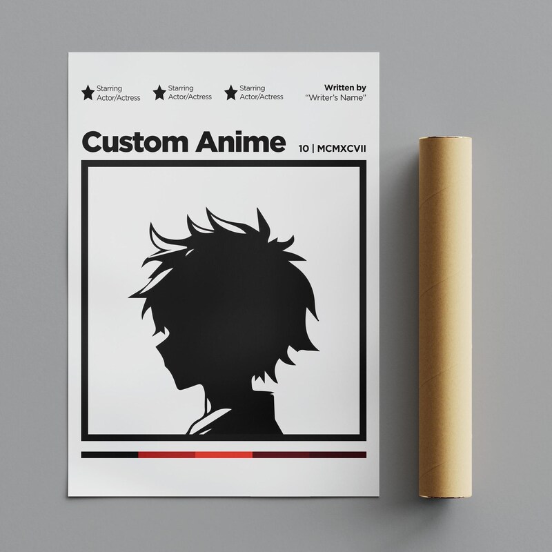 Custom Anime Poster - Etsy