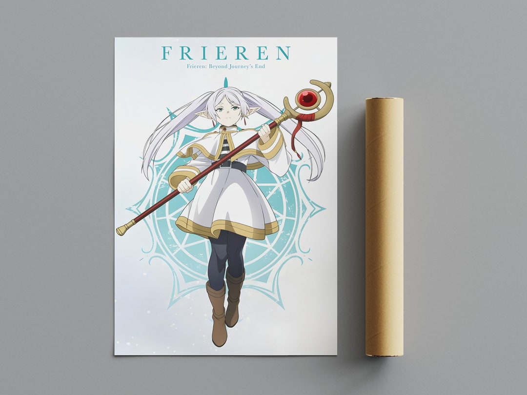 Frieren Poster, Minimalist Poster, Anime Poster, Wall Art, Wall Decor ...