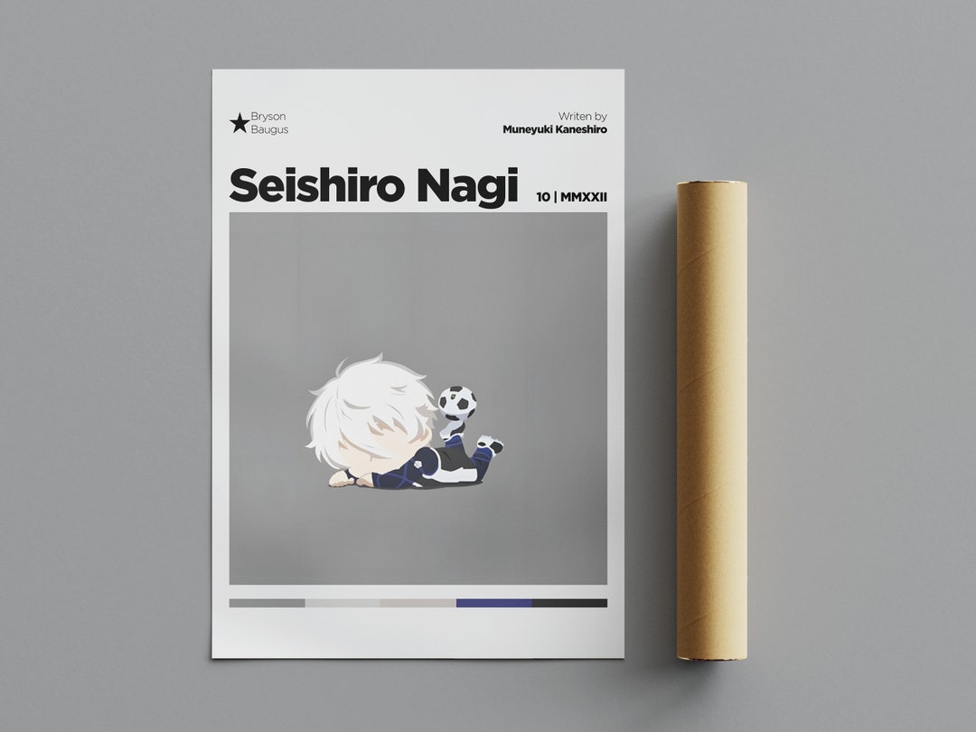 Seishiro Nagi Poster, Minimalist Poster, Anime Poster, Wall Art, Wall ...