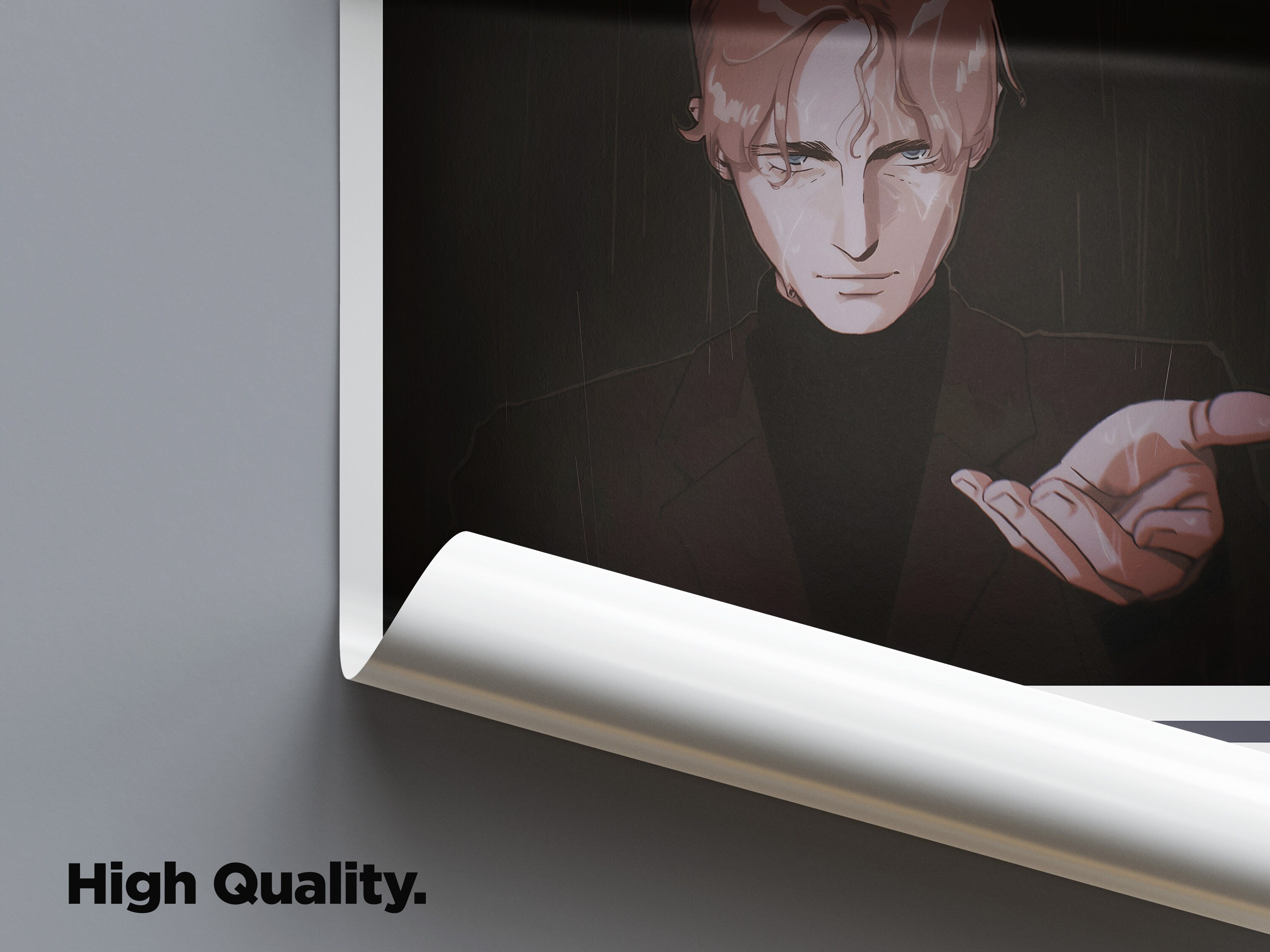 Johan Liebert Poster, Minimalist Poster, Anime Poster, Wall Art, Wall ...