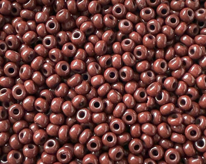 Preciosa Czech Glass Seed Beads 10/0 – Dark Brown Color 13780 ...