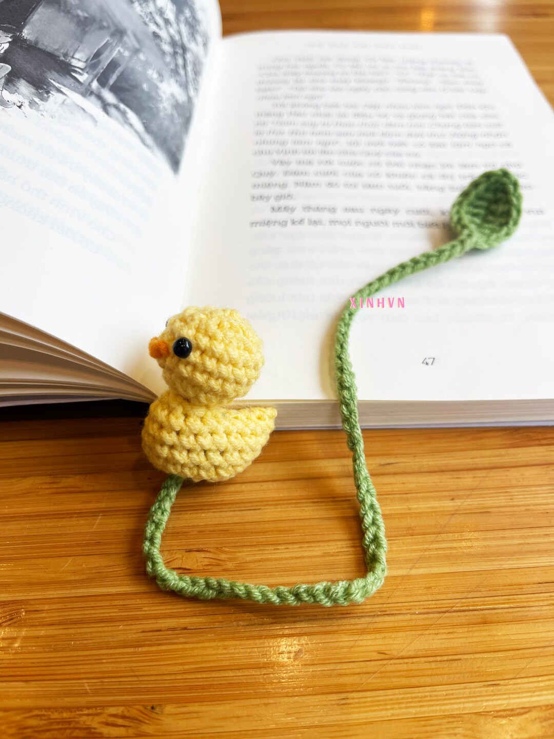 Cute Crochet Baby Duck Bookmark, Lovely Gift for Teacher, Gift for Book ...
