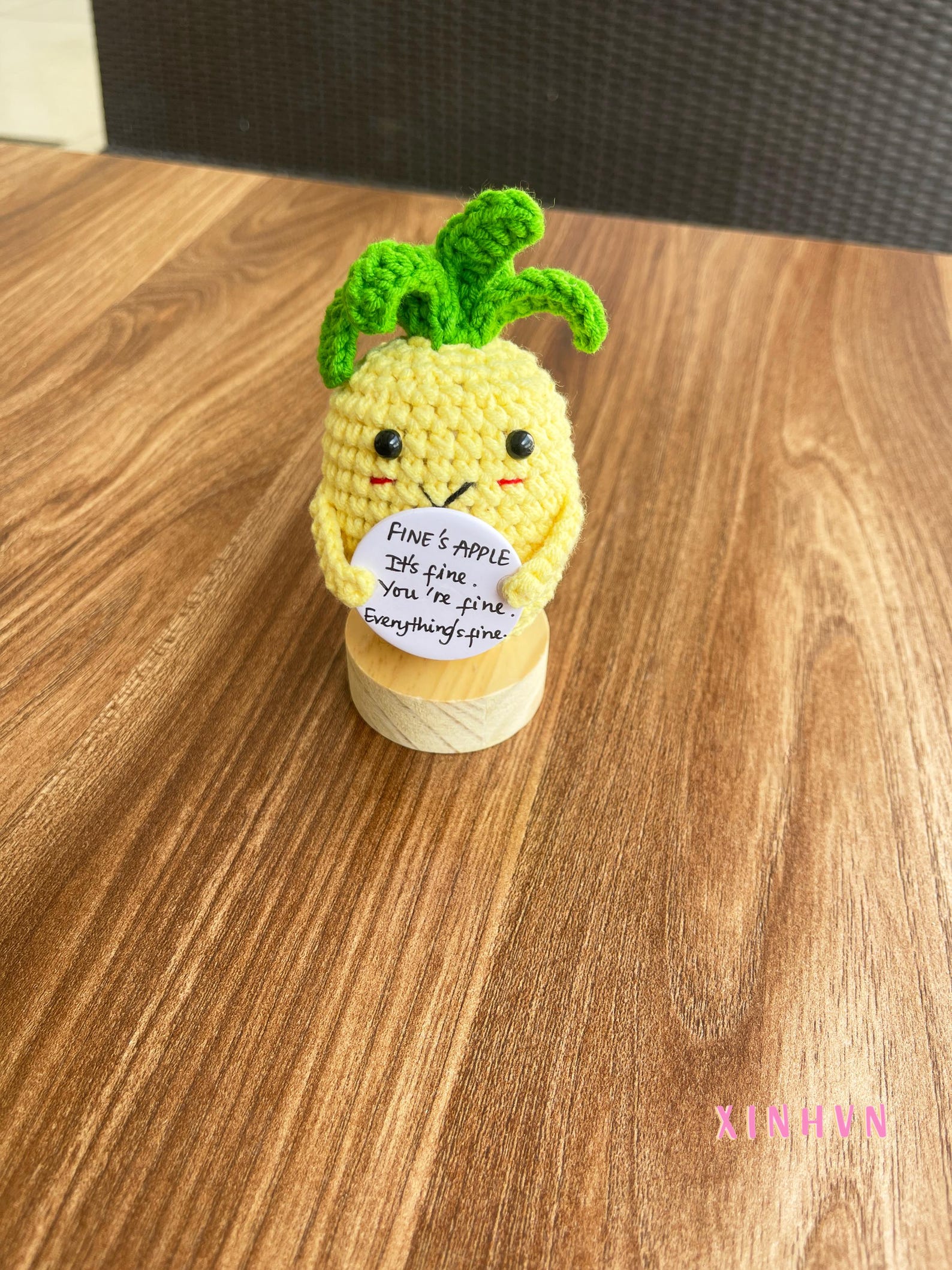 Cute Emotional Support Pineapple, Crochet Pineapple, Fine-apple ...