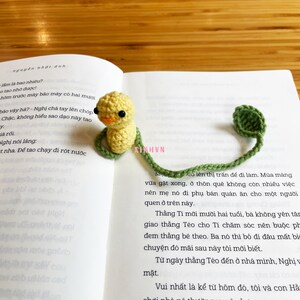 Cute Crochet Baby Duck Bookmark, Lovely Gift for Teacher, Gift for Book ...