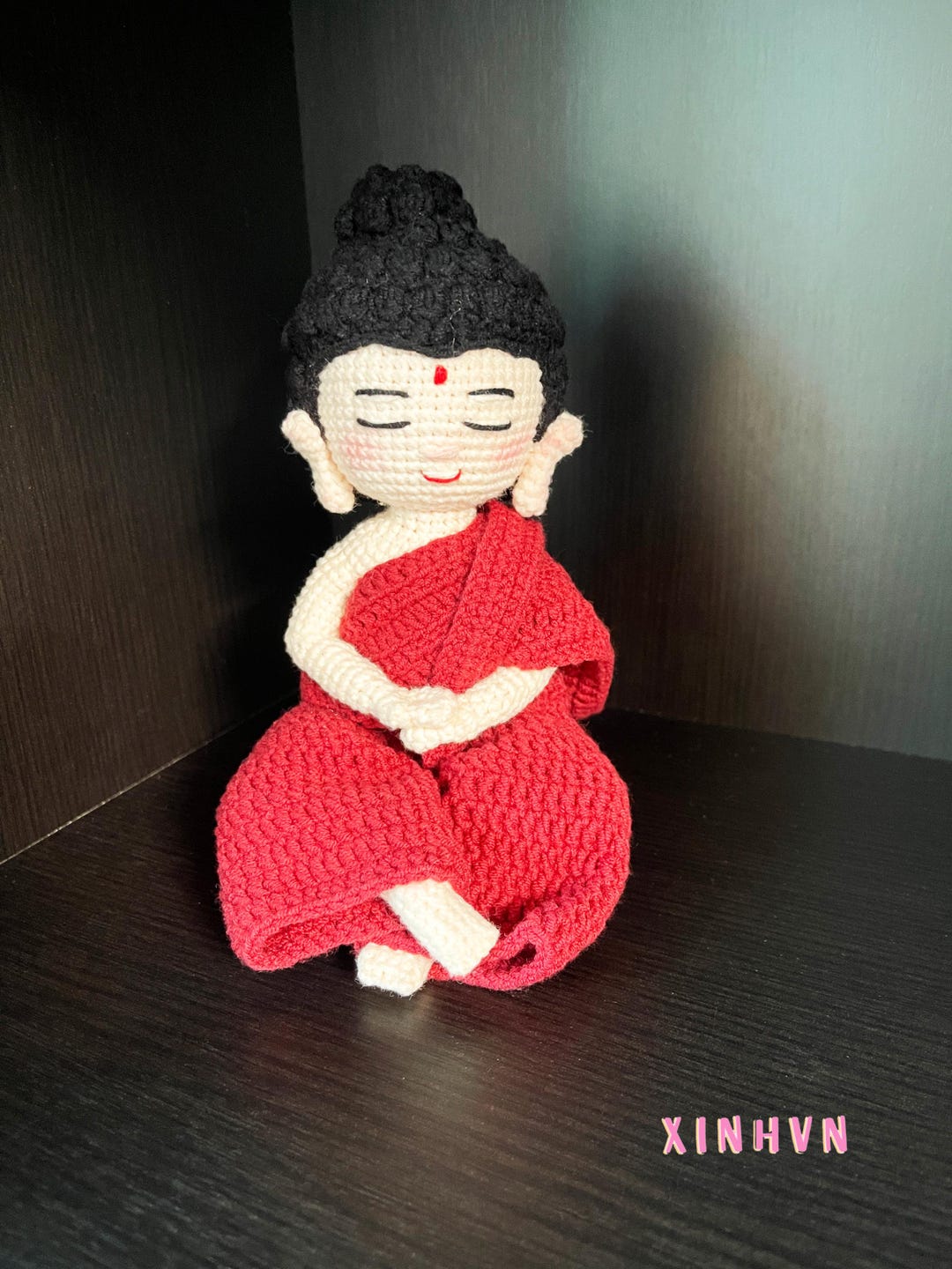 Crochet Crochet Buddha Doll, Buddha-inspired Decor, Handmade Crochet ...