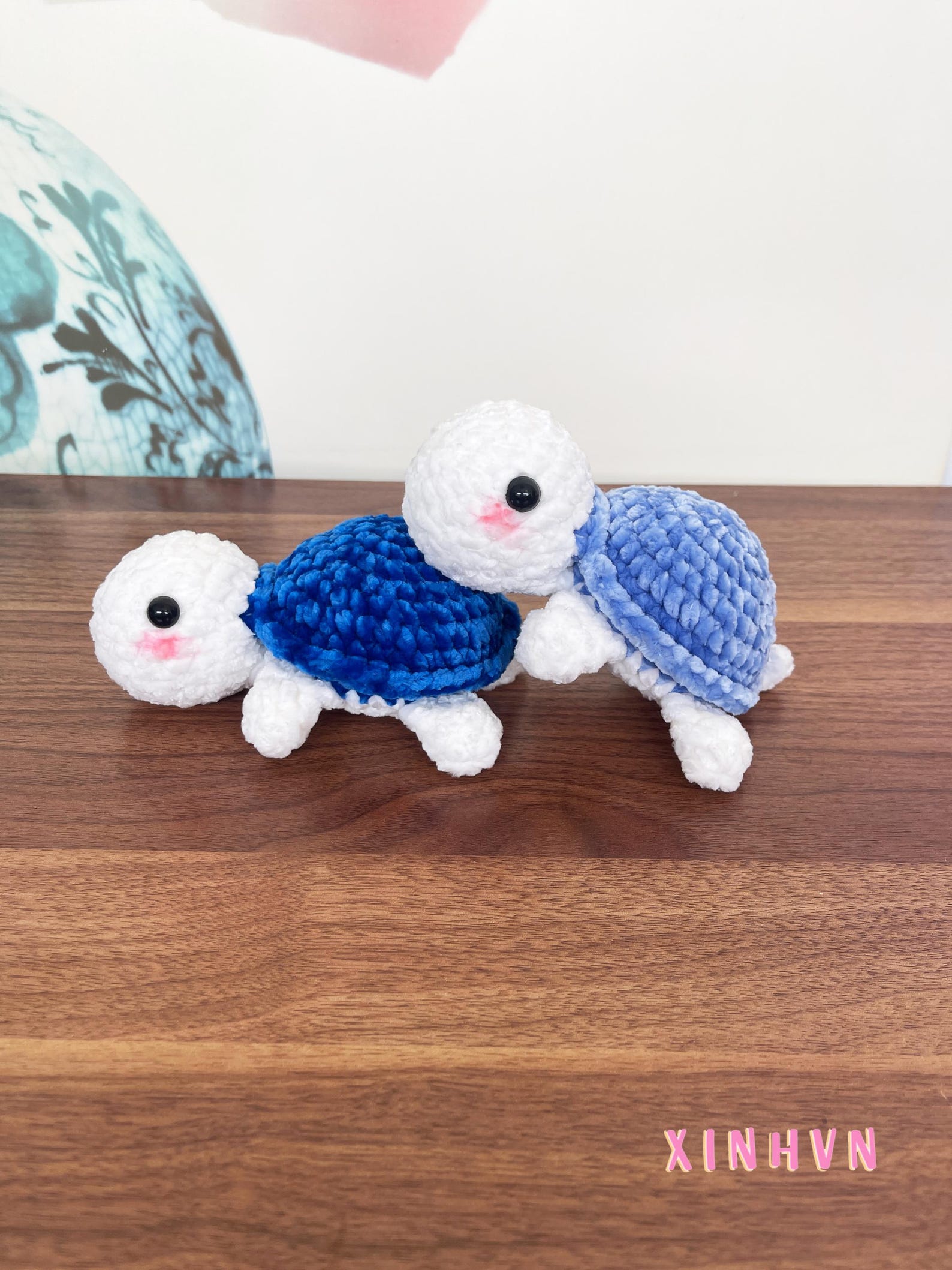 Cute Crochet Turtle, Handmade Crochet Turtle, Turtle Lover Plushie ...