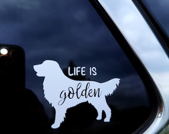 Life is Golden Decal - Etsy