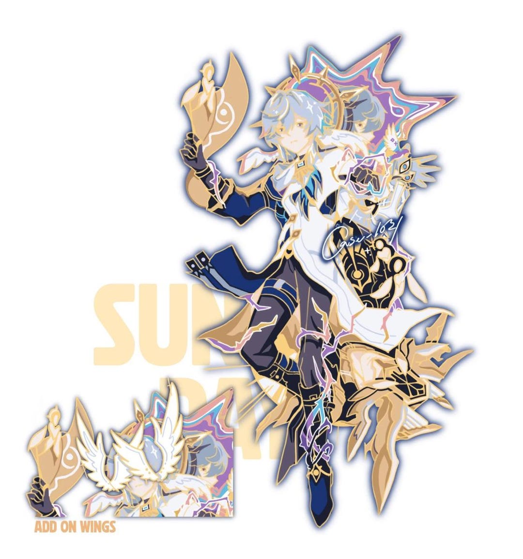 Sunday HSR Enamel Pinpenacony Enamel Pin Badge HSR Pin || 3" Honkai ...