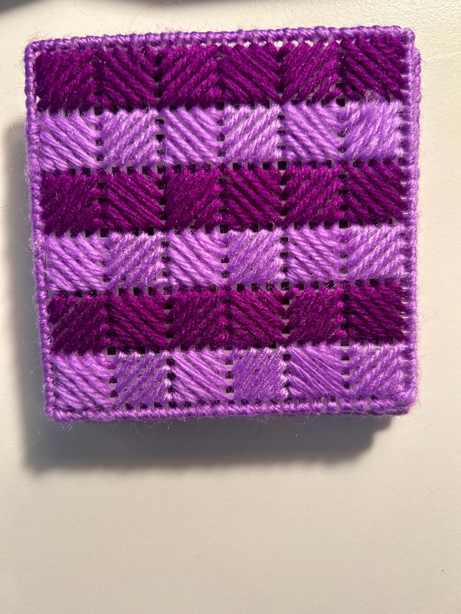 Plastic Canvas Coaster Set of 4 - Etsy