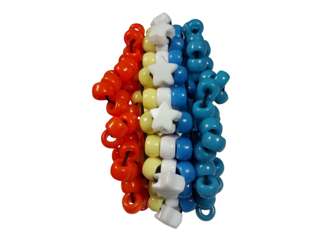 Kandi Rotating Cuff -aroace Kandi Bracelet - Stim/fidgeting - Spin ...