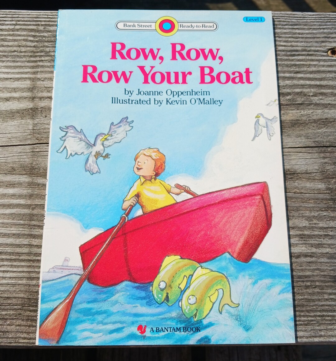 Row, Row, Row Your Boat, Vintage Kids Books, Old Books - Etsy
