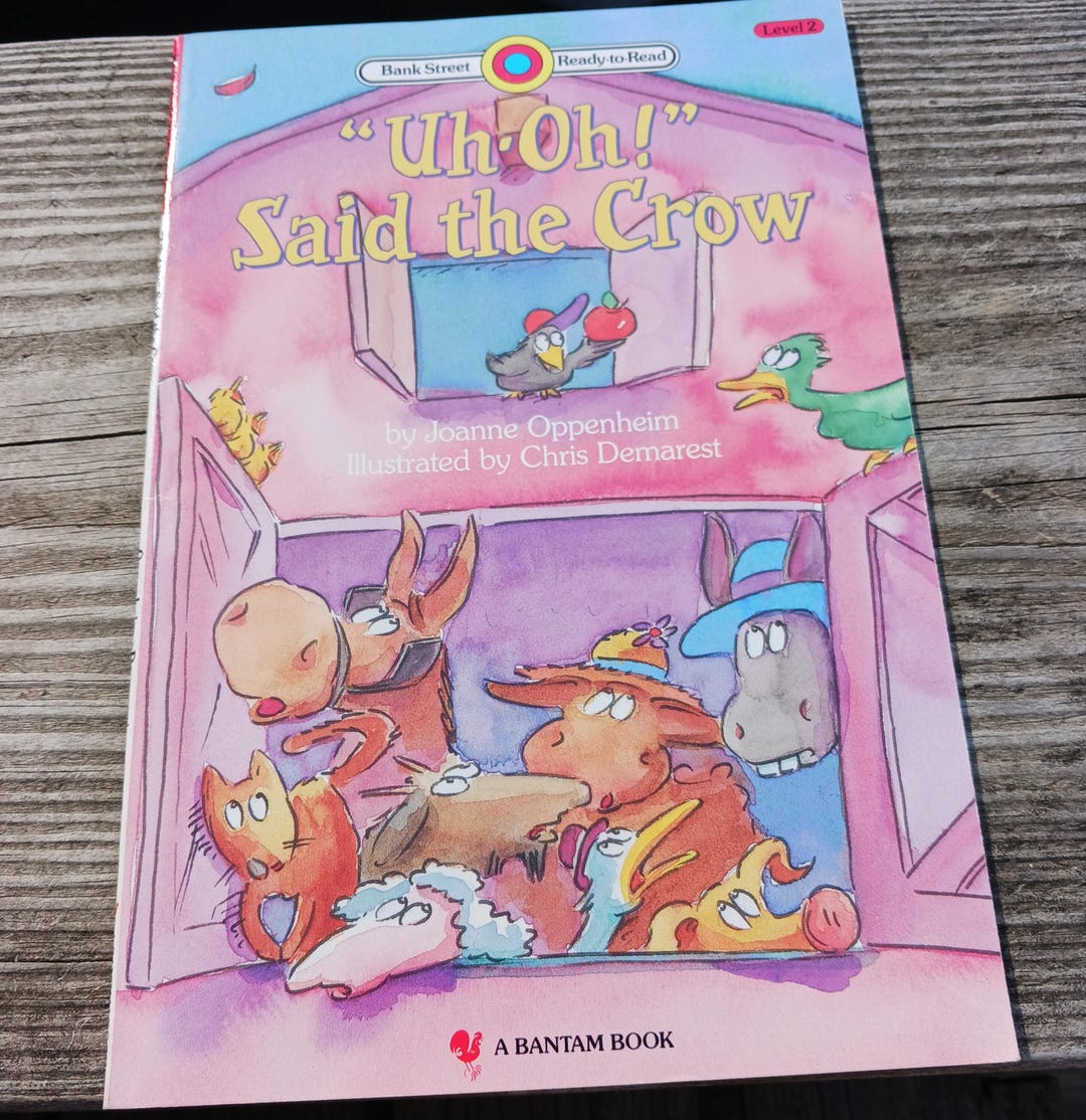 Uh Oh Said the Crow, Vintage Childrens Book From the 90s - Etsy