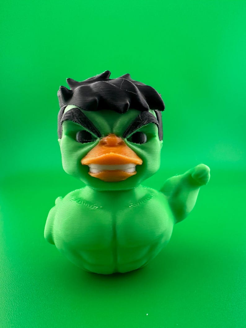 Angry Green Duck - Etsy