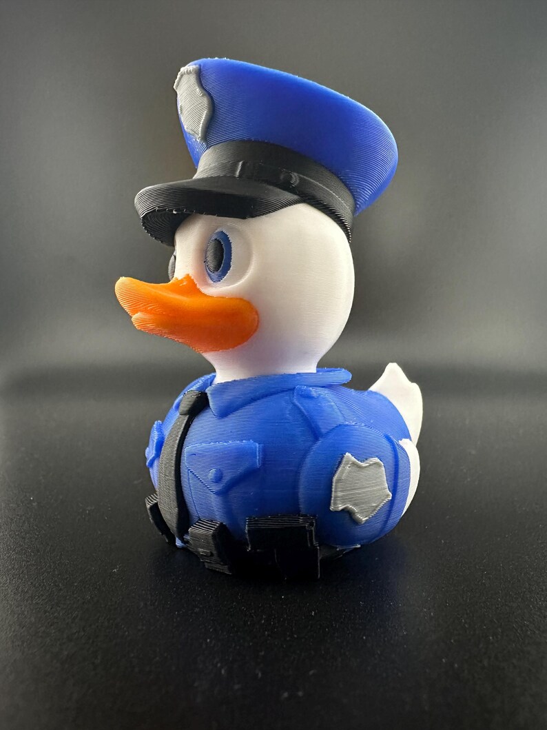 3D Printed Police Duck - Etsy