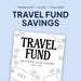Travel Fund Savings Challenge Printable, Mini Savings Challenge ...
