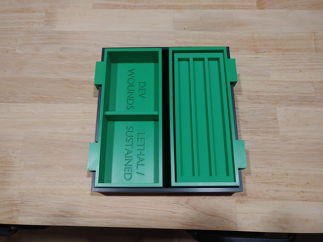 Multi-function Dice Box V1 Dice Tray Storage Wargaming 40K Aos Killteam ...