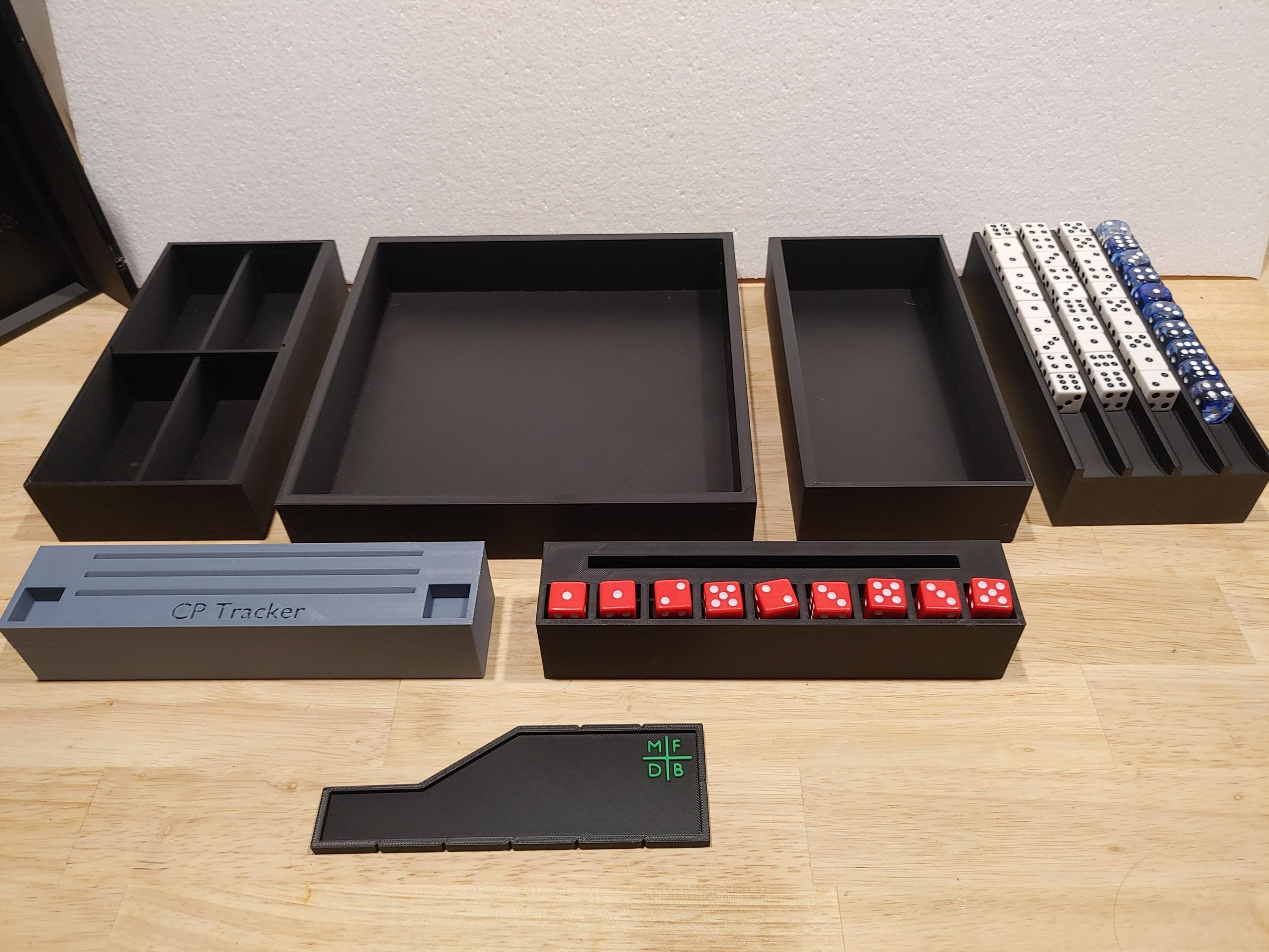 Multi-function Dice Box Modular Dice Tray Tabletop Gaming Warhammer 40k ...