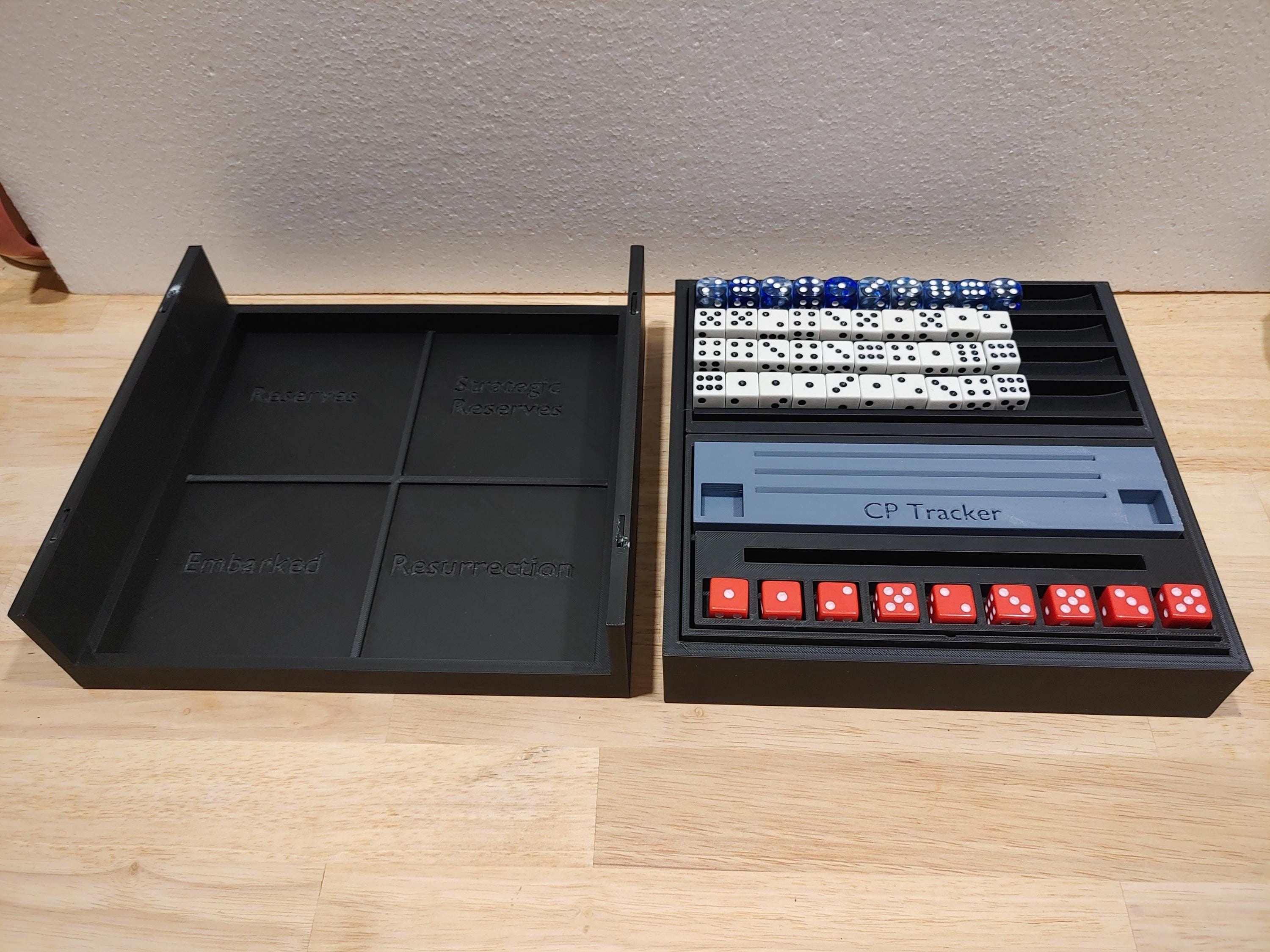 Multi-function Dice Box Modular Dice Tray Tabletop Gaming Warhammer 40k ...