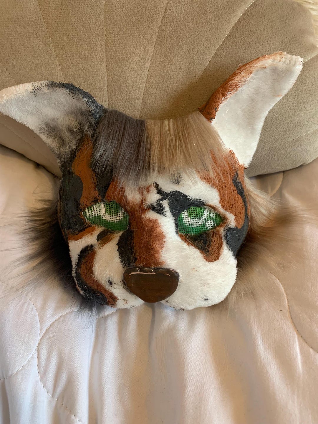 Calico Cat Therian Mask - Etsy