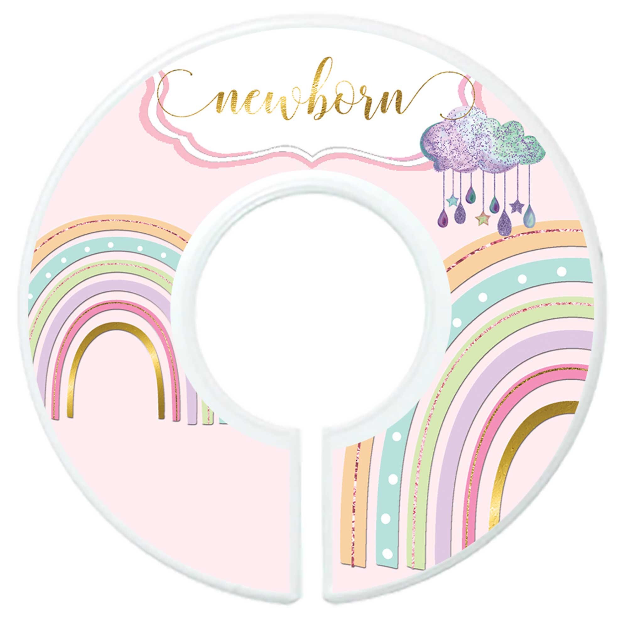 Baby Closet Dividers Closet Organizers Girl Rainbow Closet | Etsy