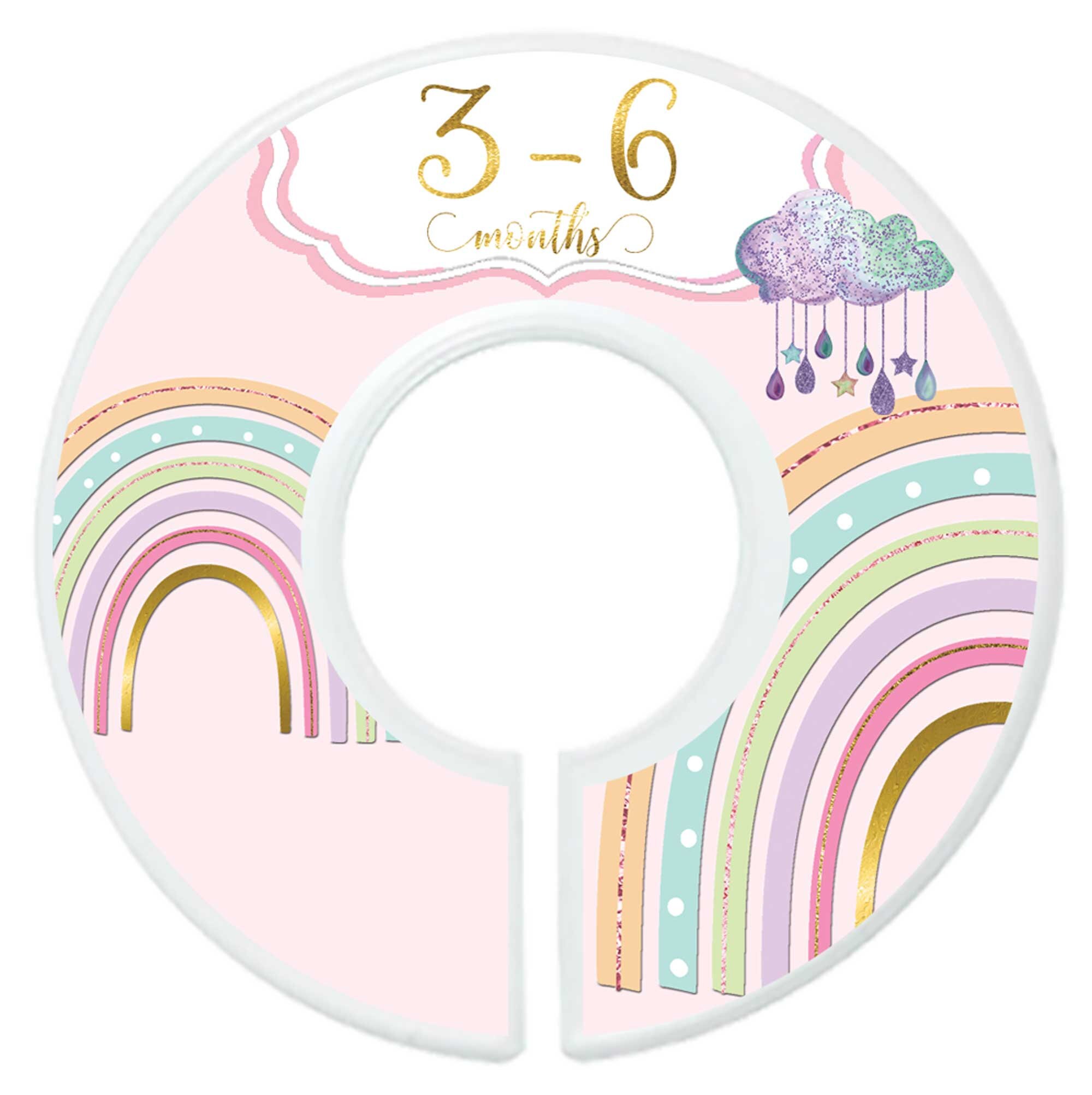 Baby Closet Dividers Closet Organizers Girl Rainbow Closet | Etsy