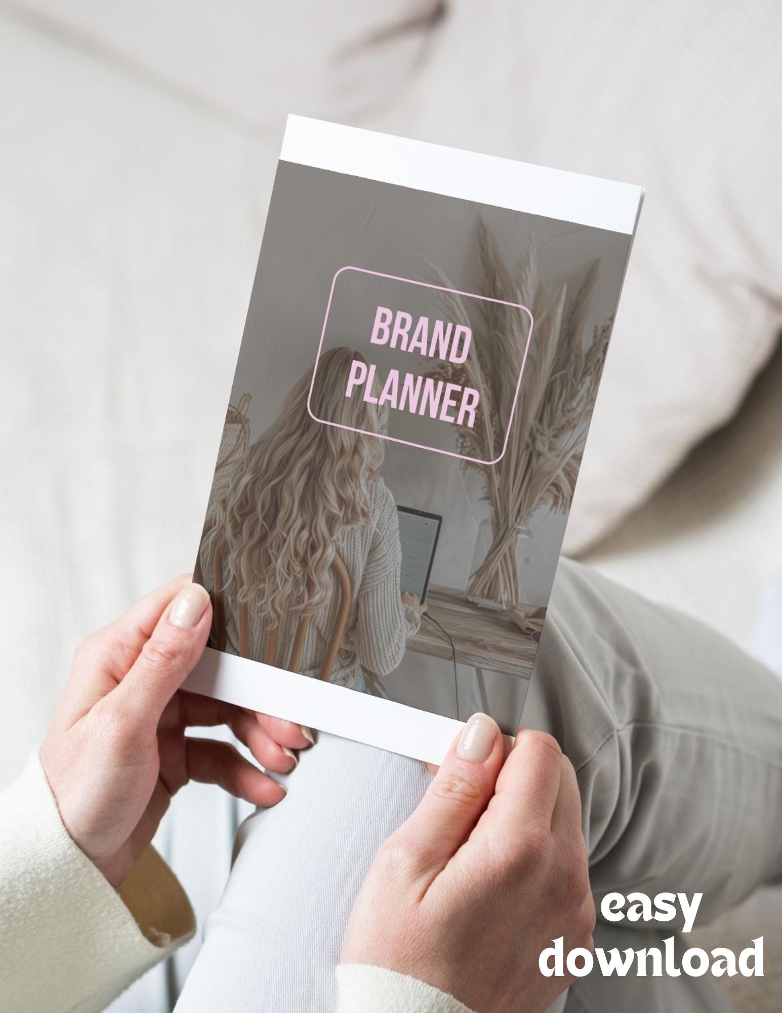 Brand Planner Canva Template - Etsy