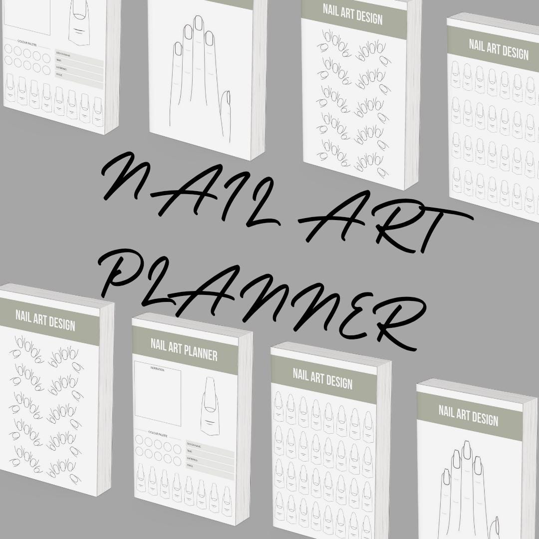 Nail Art Planner - Etsy