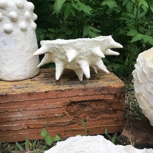 Paper Mache Spiky Bowl Nature-inspired - Etsy