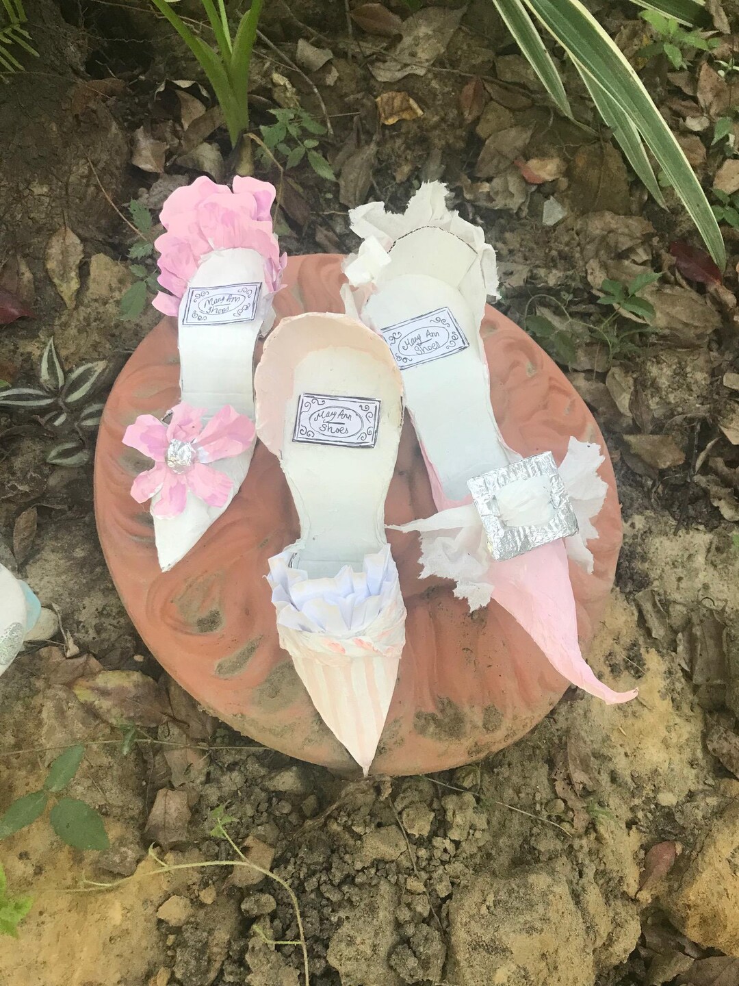 Paper Mache Shoes Marie Antoinette Queen Princess Fairytale Wedding ...