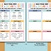 Kids Lunch Box Planner Bundle - 3pages - School Lunch Choices for Kids ...
