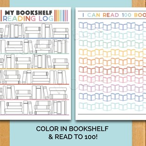Kids Reading Log | Reading Journal Printable | Book Tracker | 100 Books ...