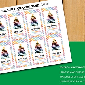 Christmas Teacher Gift Tag - Holiday Classroom Tag - Winter Break ...
