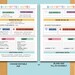 Babysitter BUNDLE Notes Nanny Notes Caregiver Printable 8.5x11 1, 2, 3 ...