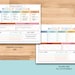 Kid's Weekly Schedule | Teen Schedule| Activity Planner | 8.5x11 ...