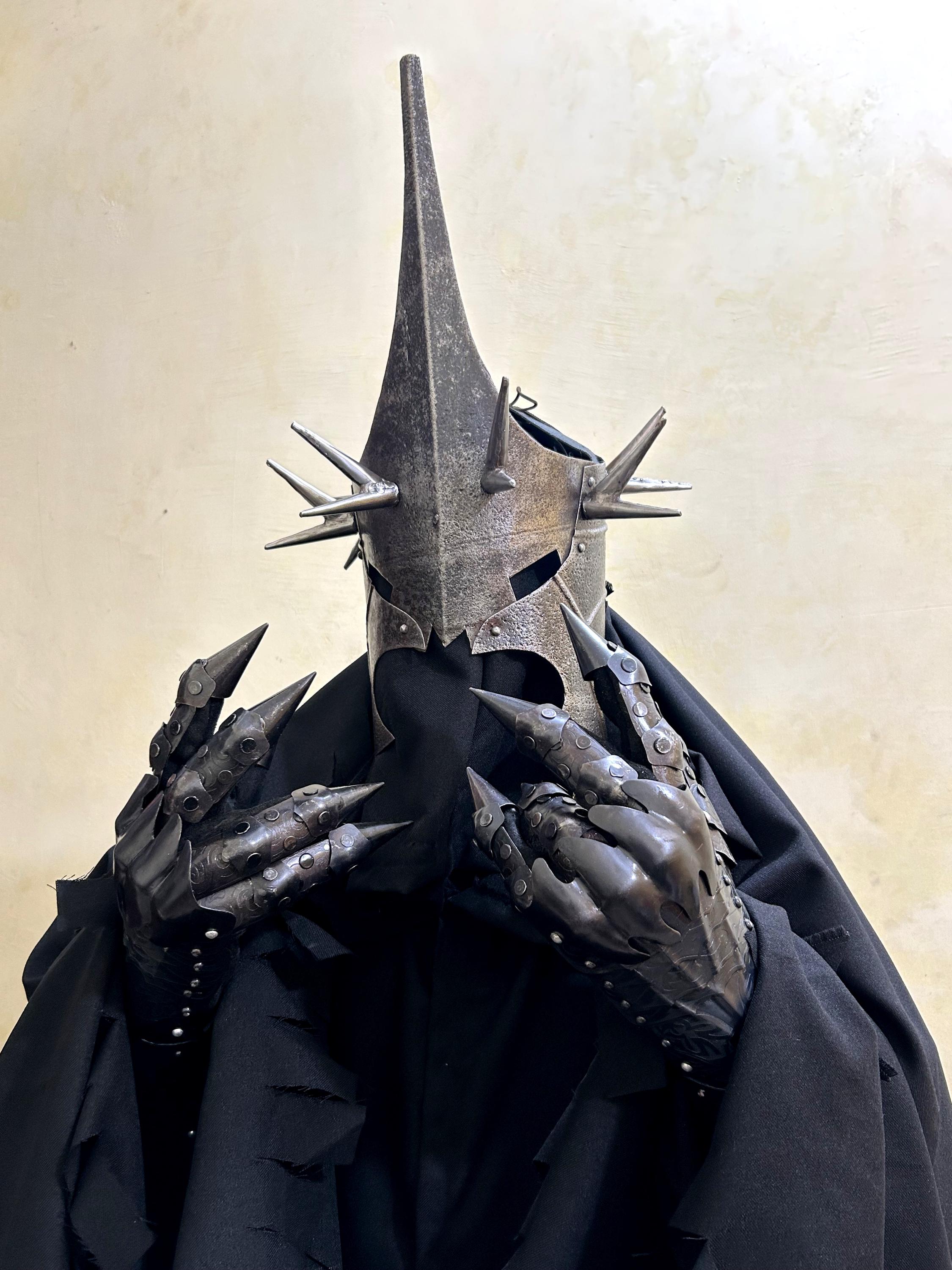 The Medieval Nazgul Black Ryder Costume Ring Wraith Witch King Movie Costume for Cosplay Prop - Etsy