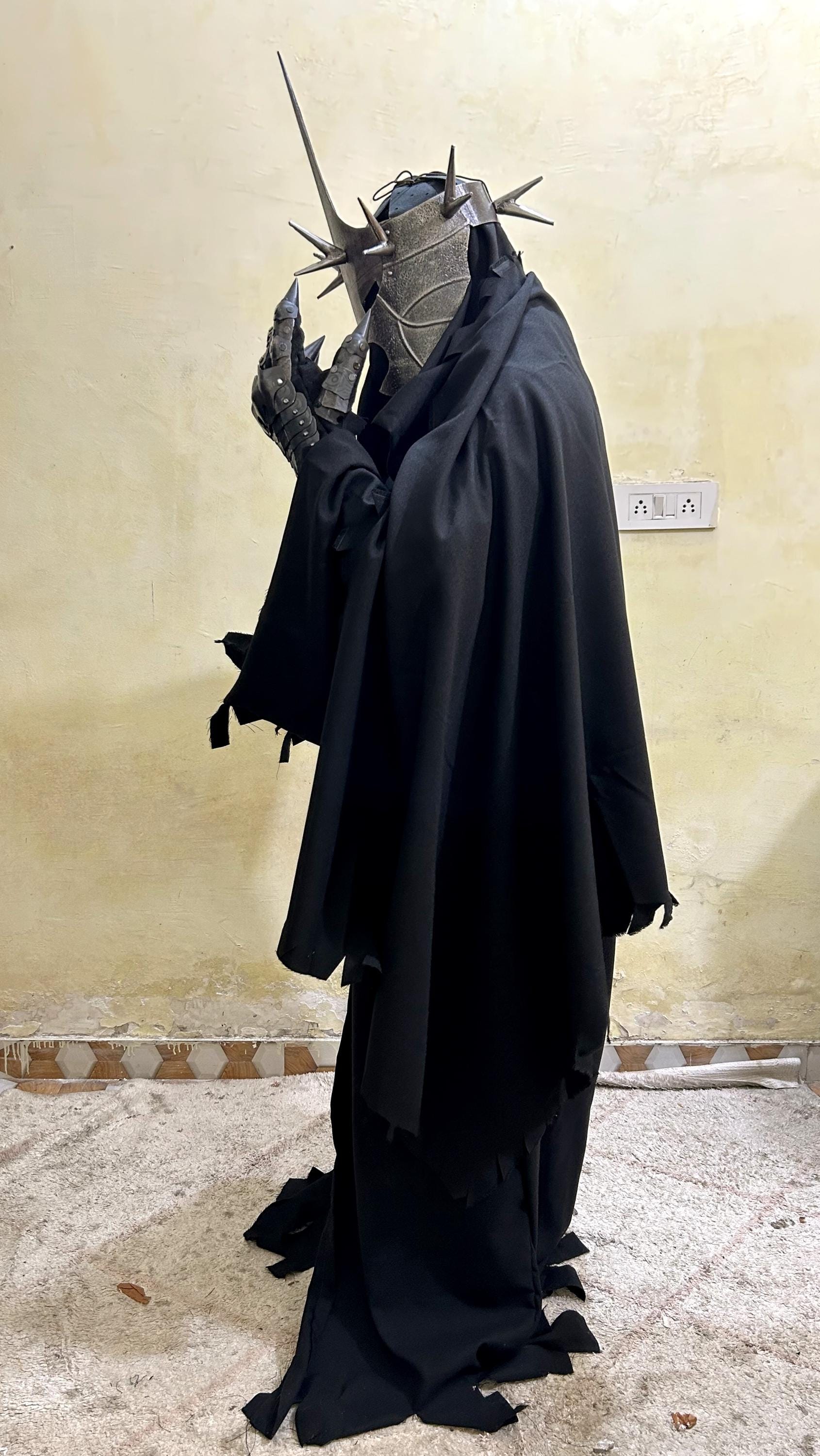 The Medieval Nazgul Black Ryder Costume Ring Wraith Witch King Movie ...