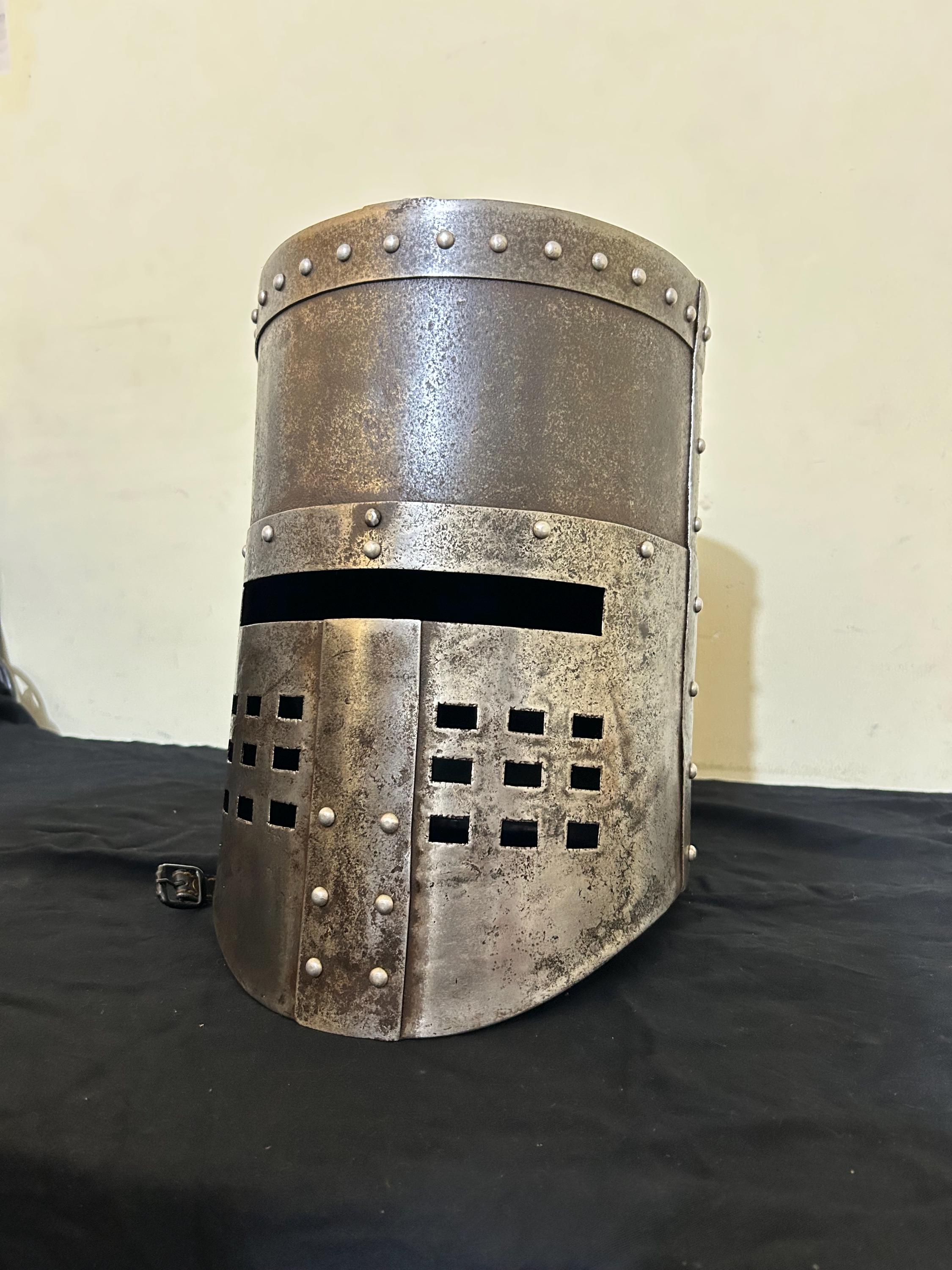 Black Knight Monty Python Helmet King Arthur Costume Holy Grail Xmas ...