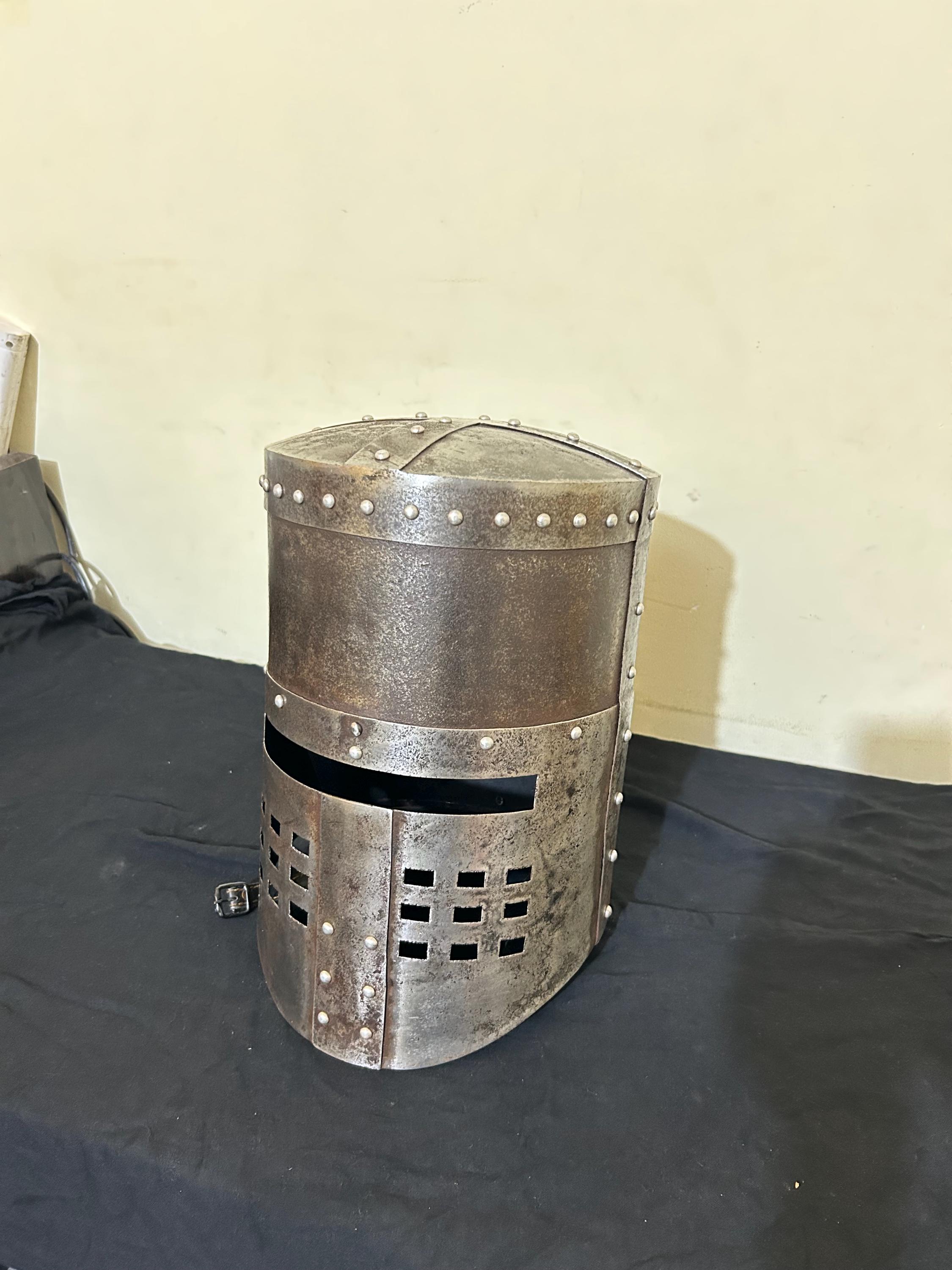 Black Knight Monty Python Helmet King Arthur Costume Holy Grail Xmas ...