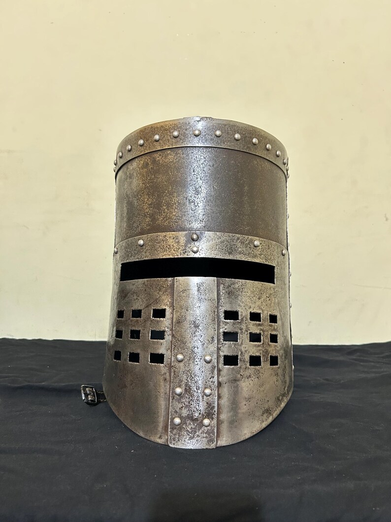 Black Knight Monty Python Helmet King Arthur Costume Holy Grail Xmas ...